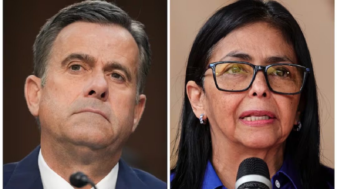 Director de la CIA viajó a Venezuela y se reunió con Delcy Rodríguez