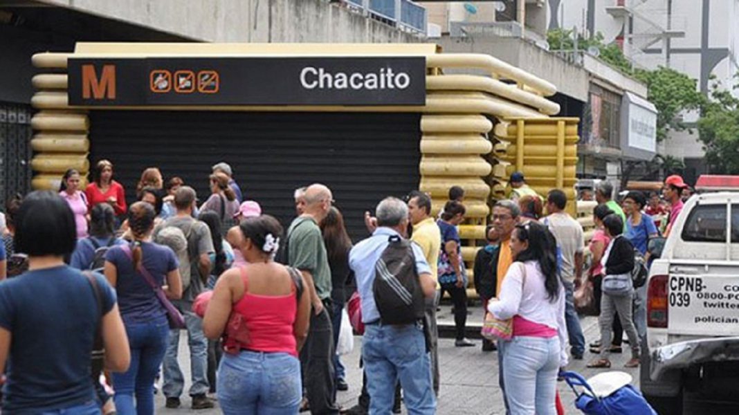 Metro de Caracas cerró siete estaciones de la Línea 1