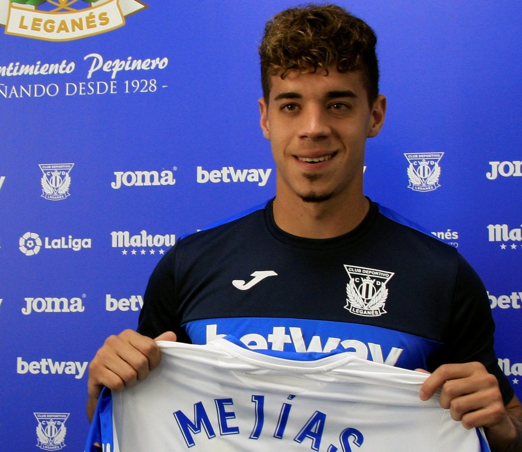 Josua Mejías en su presentación con Leganés: "Hay una buena competencia"