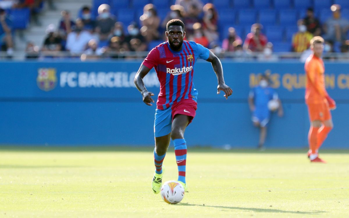 Umtiti se lesiona en el pie derecho y deberá pasar por el quirófano
