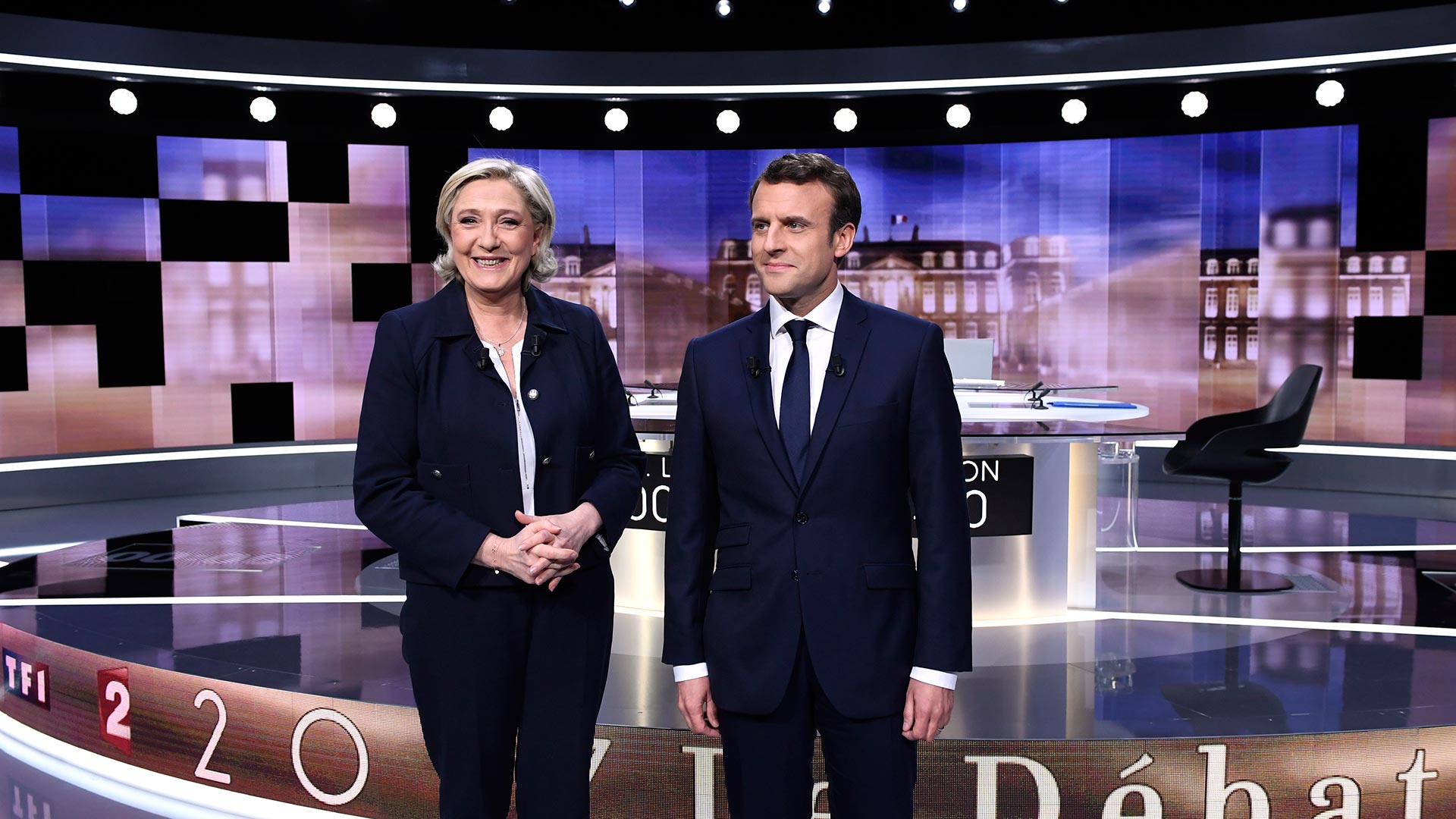Macron y Le Pen pasarían a la segunda vuelta, según primeras proyecciones