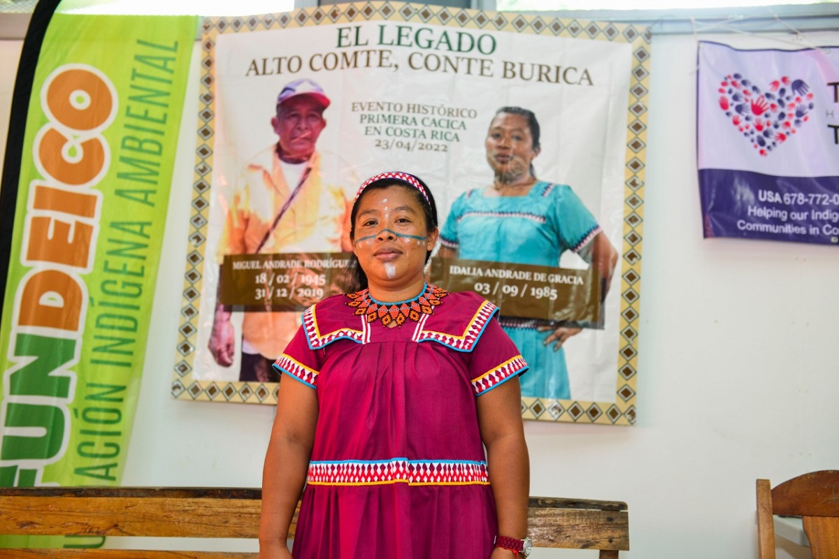 Nombran a primera mujer cacique en el territorio indígena de Costa Rica