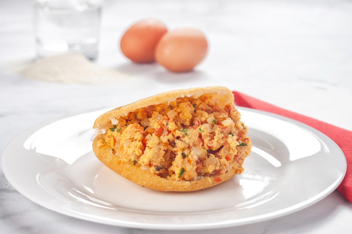 La arepa venezolana que se hace pincho en el Camino de Santiago, España