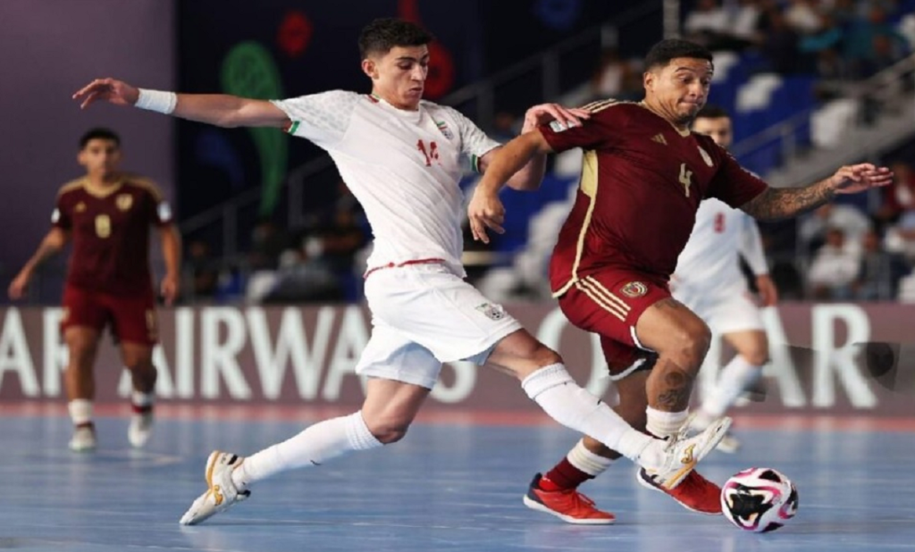 Venezuela futsal recibió paliza de Irán en su estreno mundialista