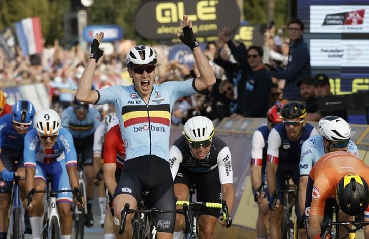 Tim Merlier logra su primer título de campeón de Europa de fondo en ...