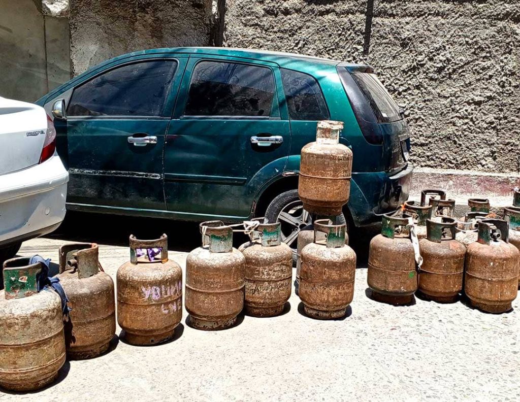 Unidad NOE alerta sobre deterioro de bombonas de gas en el país