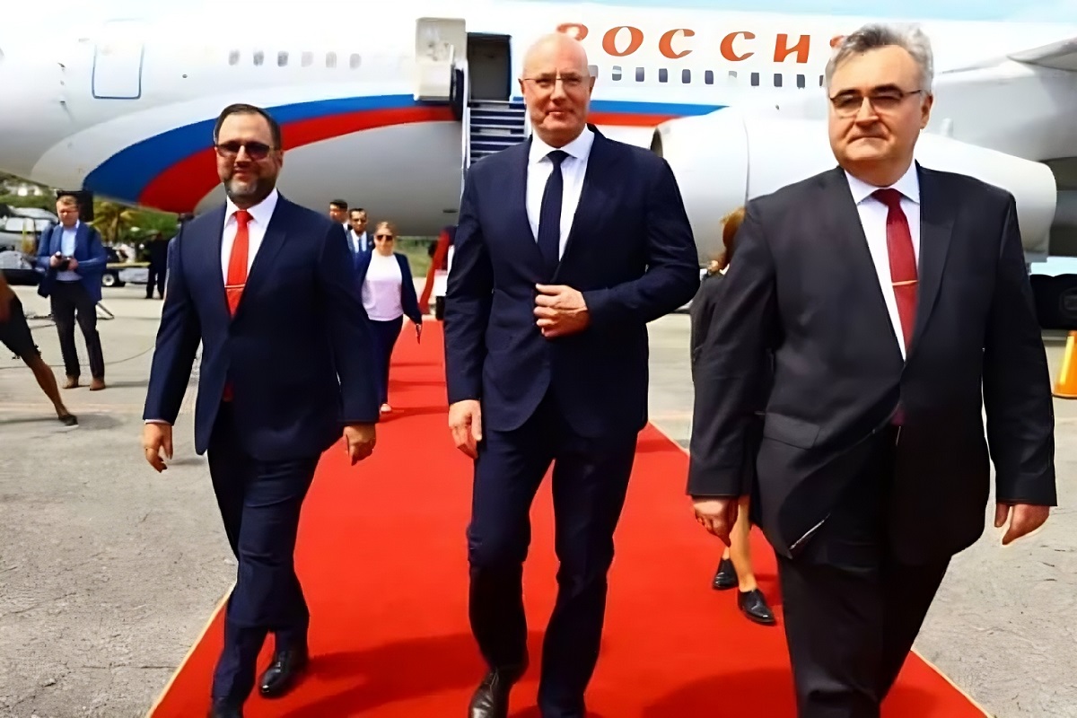 Vice primer ministro ruso, Dmitry Chernyshenko, llega a Venezuela