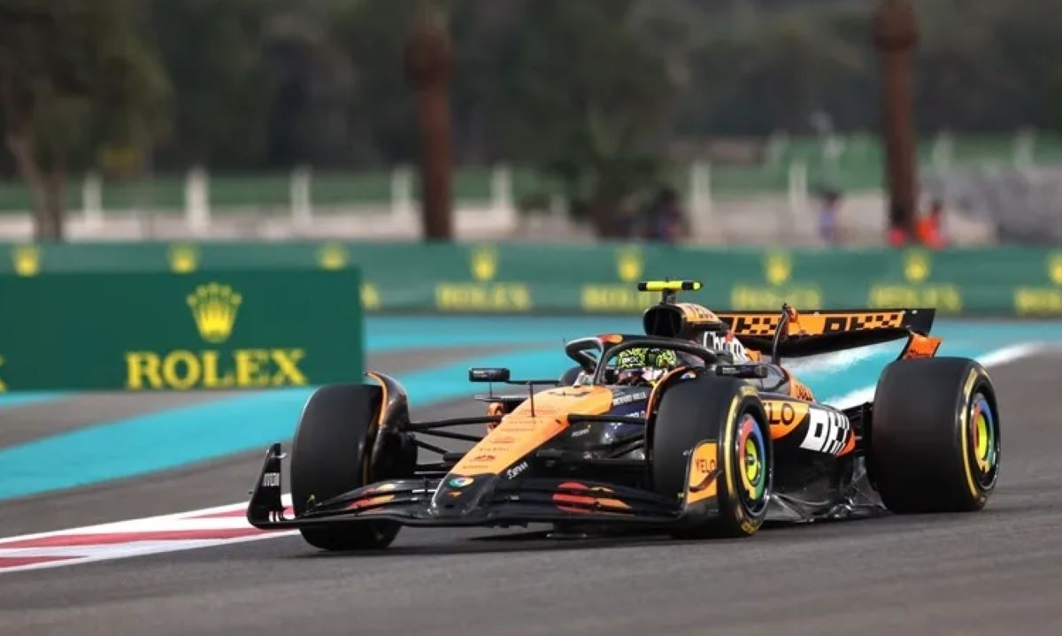 Norris gana en Abu Dabi por delante de Sainz