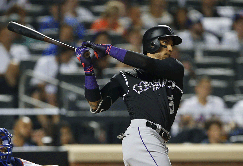 CarGo extendió racha con 21er cuadrangular para guiar a Rockies